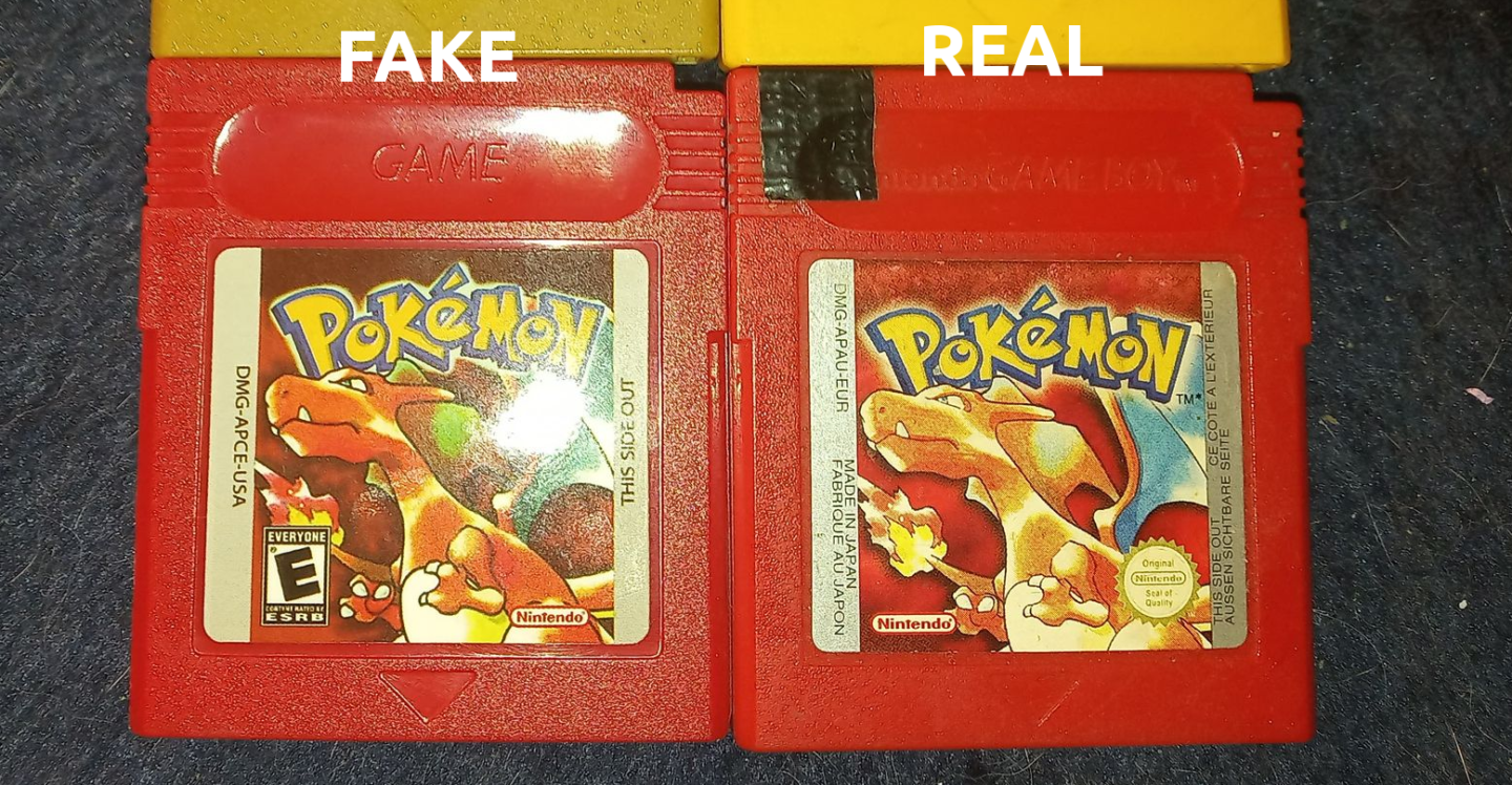 Spotting Gameboy Pokemon fakes? • Matthew D Brown